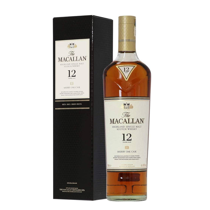 ザ・マッカラン12年 シェリーオーク 40% 700ml 箱付き – Saketown